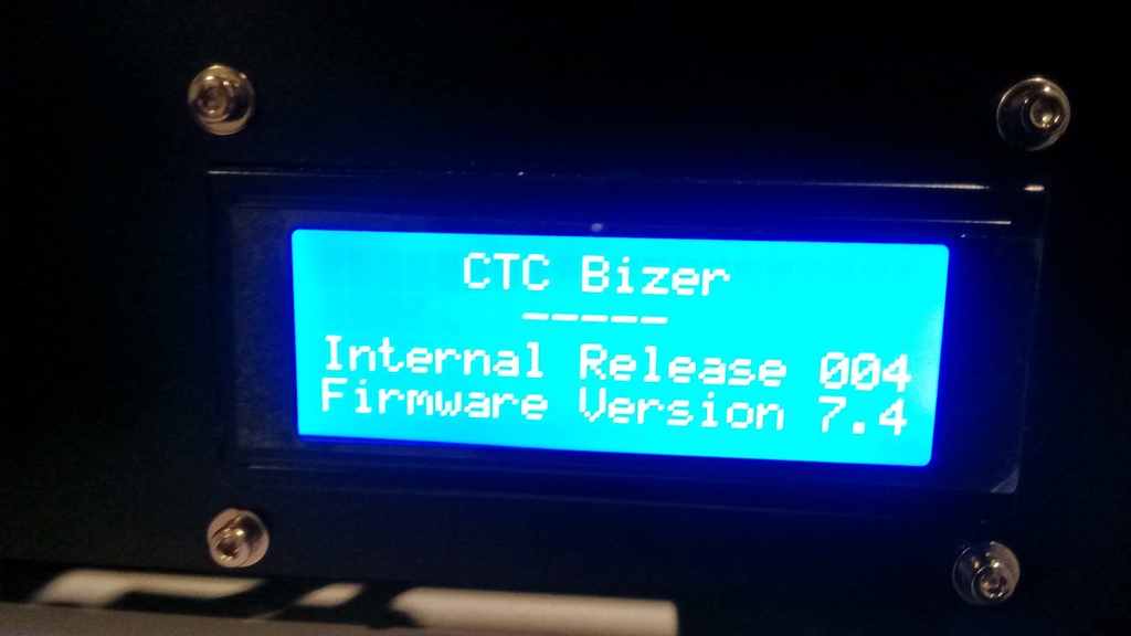 Upgrade to Sailfish 7.7 from New 2017 Version of Bizer - 3D Printers ...