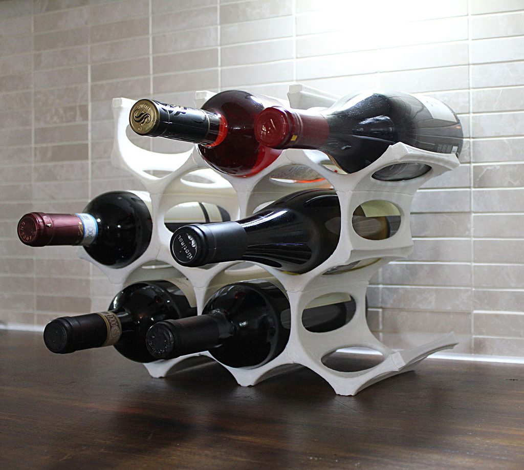 GustaVino - 3D printed modular wine rack on Kickstarter - Show and tell ...
